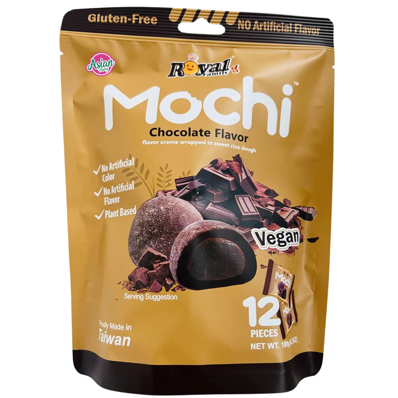 ROYAL FAMILY CHOCOLATE MOCHI 12 PCS 180gr | E-Snacks