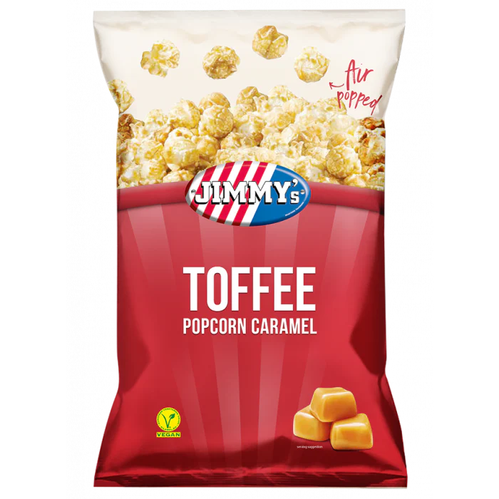 Jimmy's Pop Corn Toffee Caramel 170g | E-Snacks