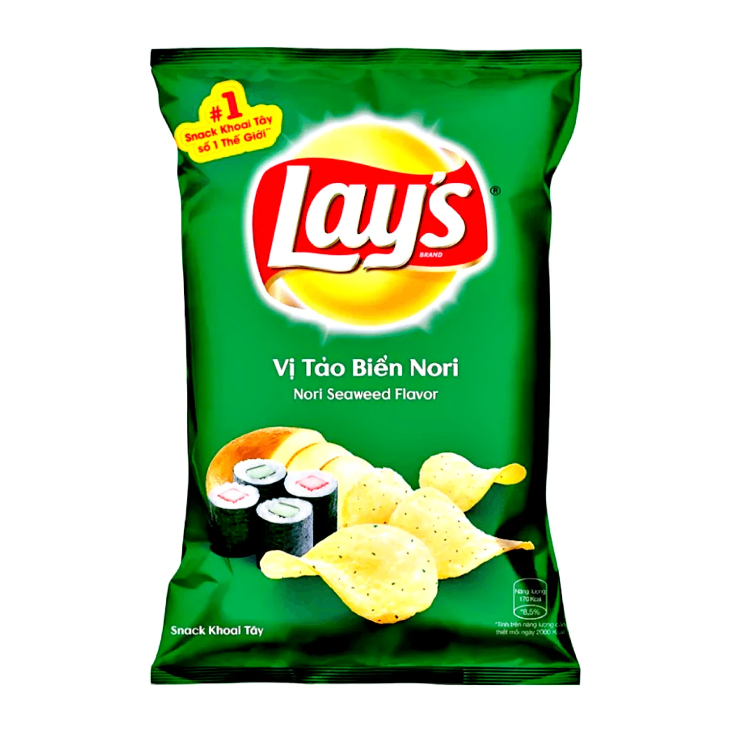 Lay's Nori Seaweed Flavour 90g | E-Snacks