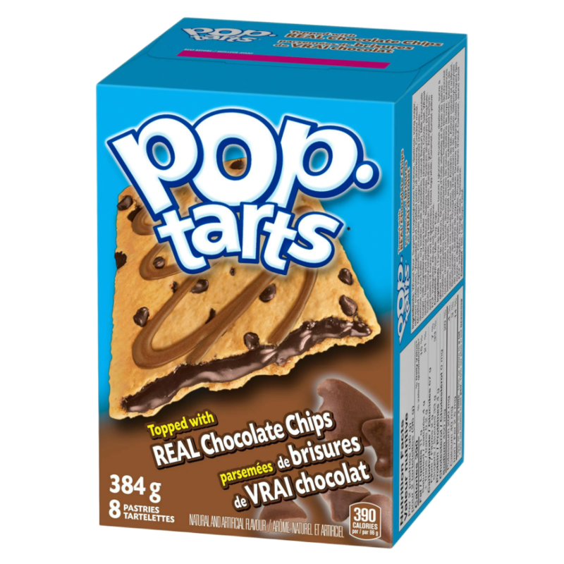Pop Tarts Frosted Chocolate Chip 384gr | E-Snacks